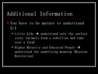 Satire in Animal Farm | PPT