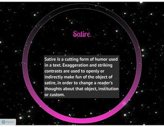 Satire, irony and parody | PPT