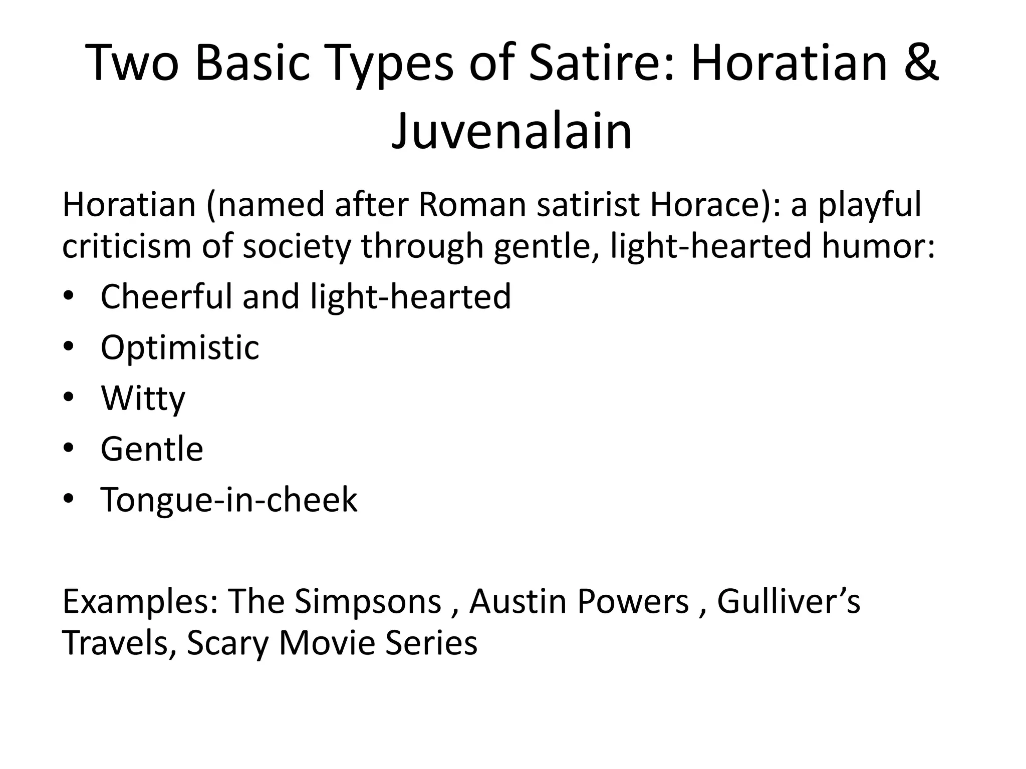 What is Satire? | PPTX