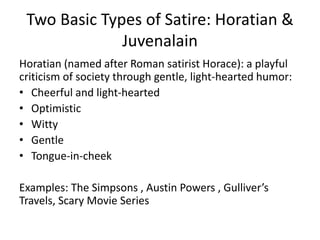 What is Satire? | PPT