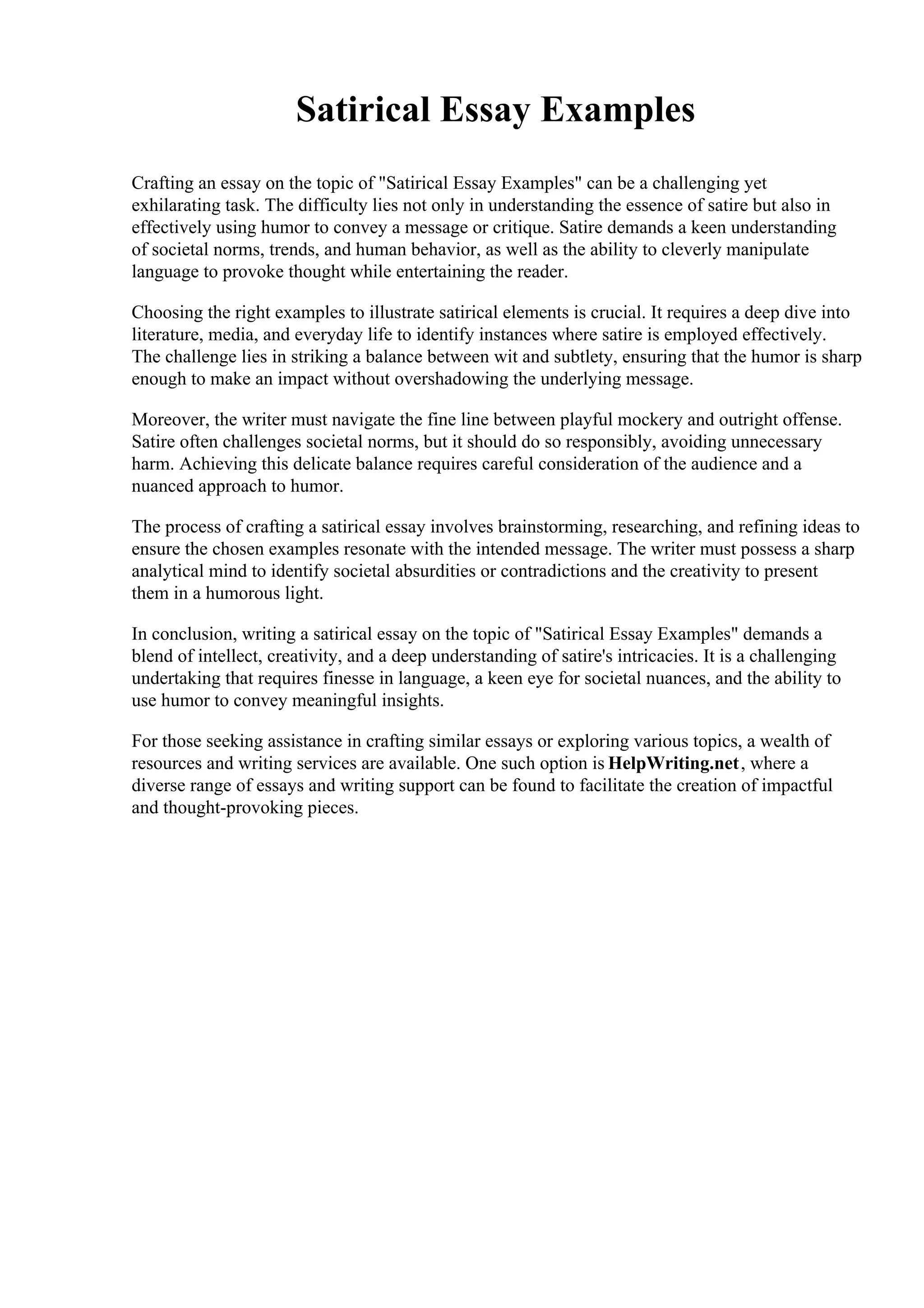 Satirical Essay Examples.pdf