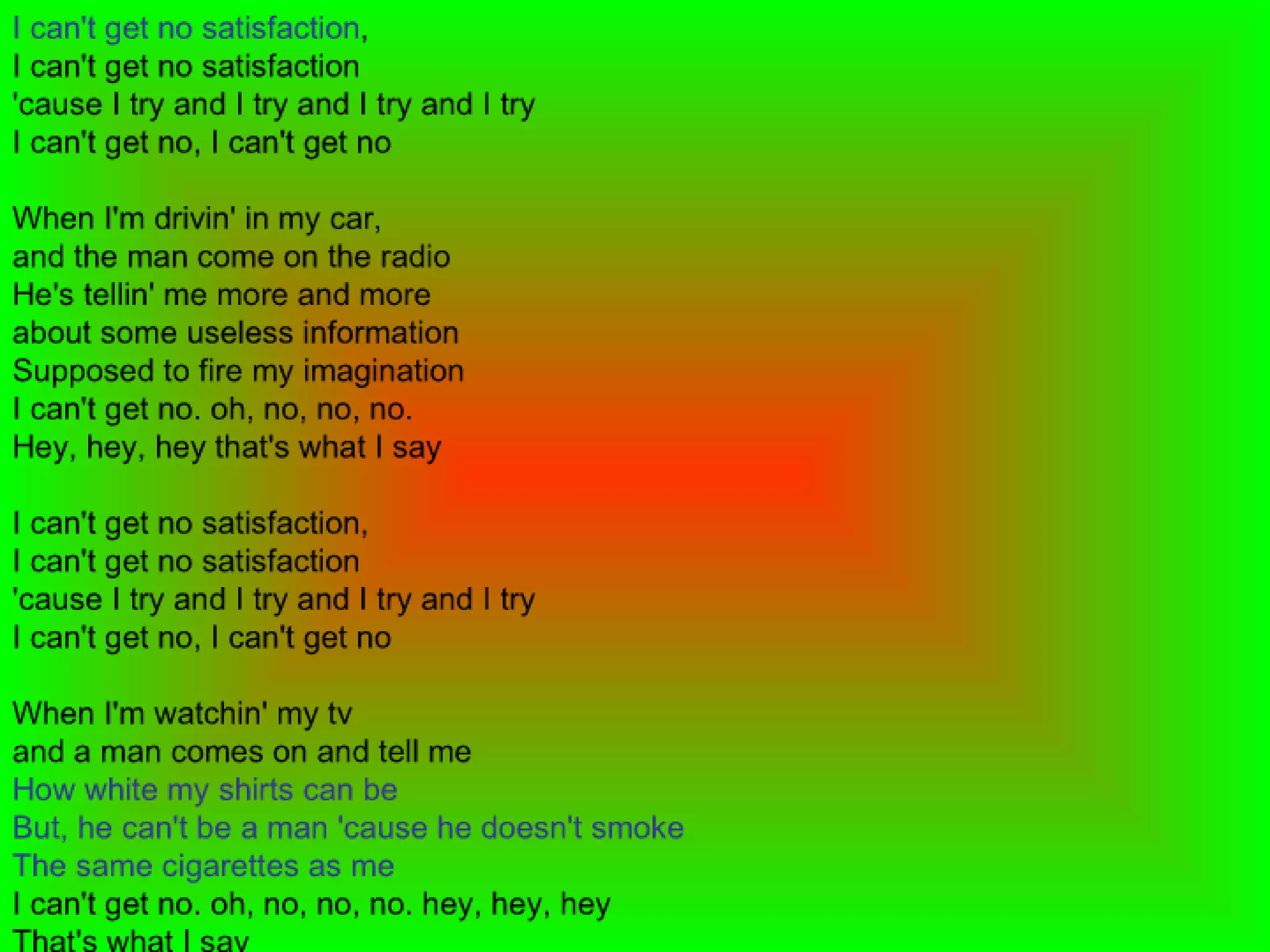 Satisfaction - Rolling Stones | PPT