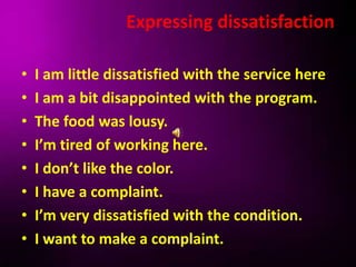 Satisfaction & disatisfaction | PPTX