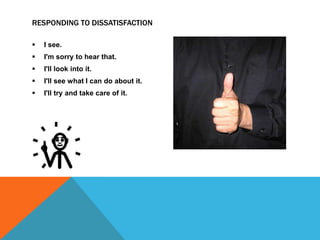 Satisfaction & disssatisfaction | PPTX