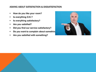 Satisfaction & disssatisfaction | PPTX