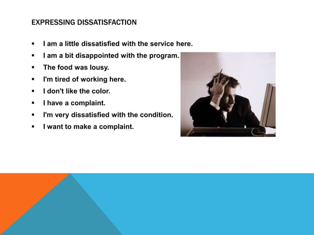 Satisfaction & disssatisfaction | PPTX