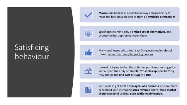 Profit Satisficing | PPT