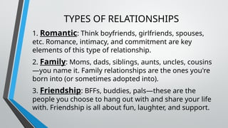 SATISFYING AND RESPECTFUL RELATIONSHIPS EXPLAINED | PPT