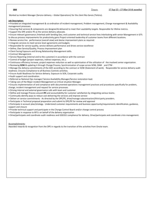 Satish banigole project-lead-service management-latest | DOC