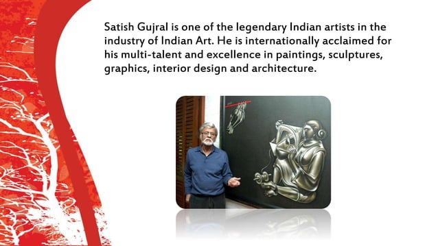 Satish Gujral and his Famous Paintings | PPTX