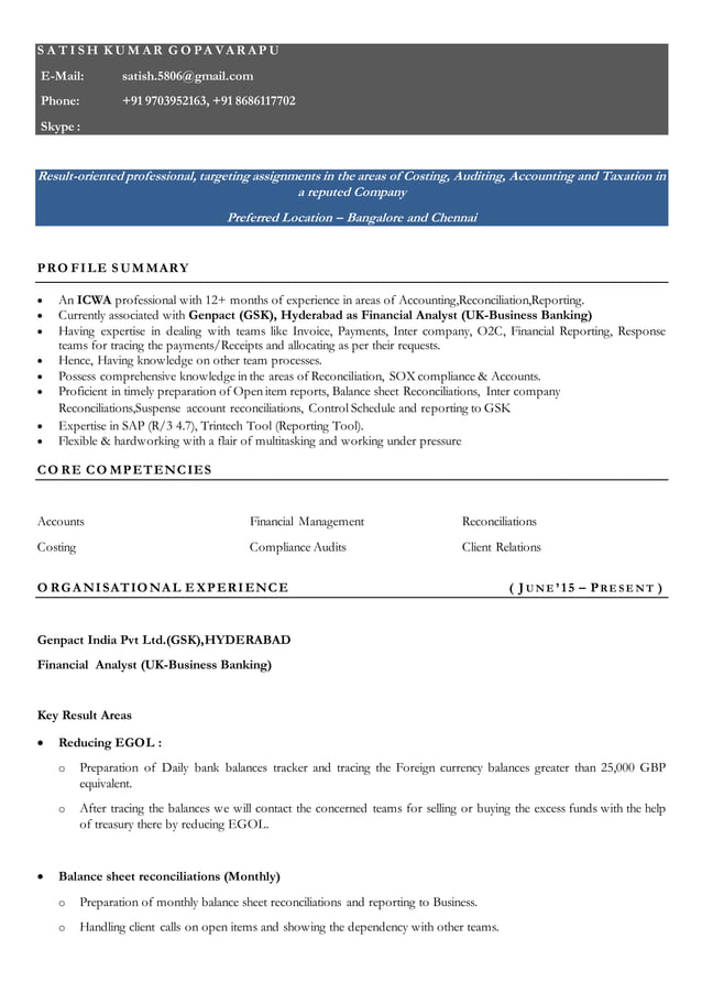 Satish resume | DOCX