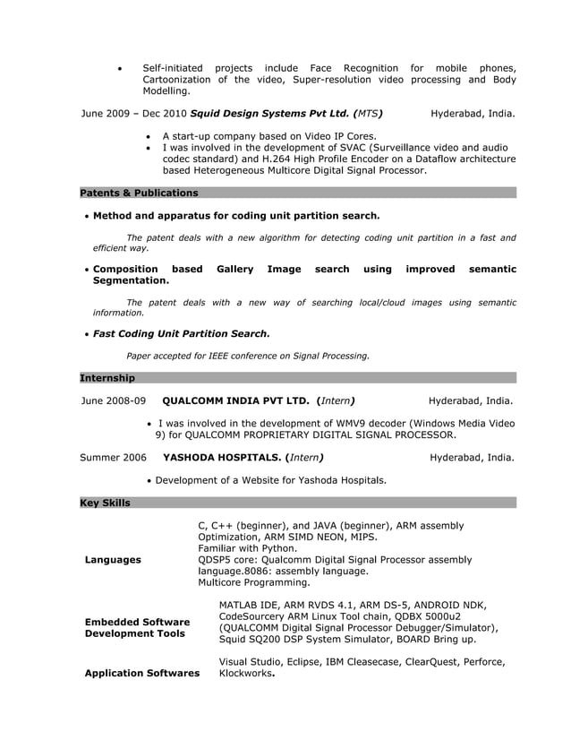 Satish resume | PDF