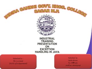 Satish training ppt | PPT