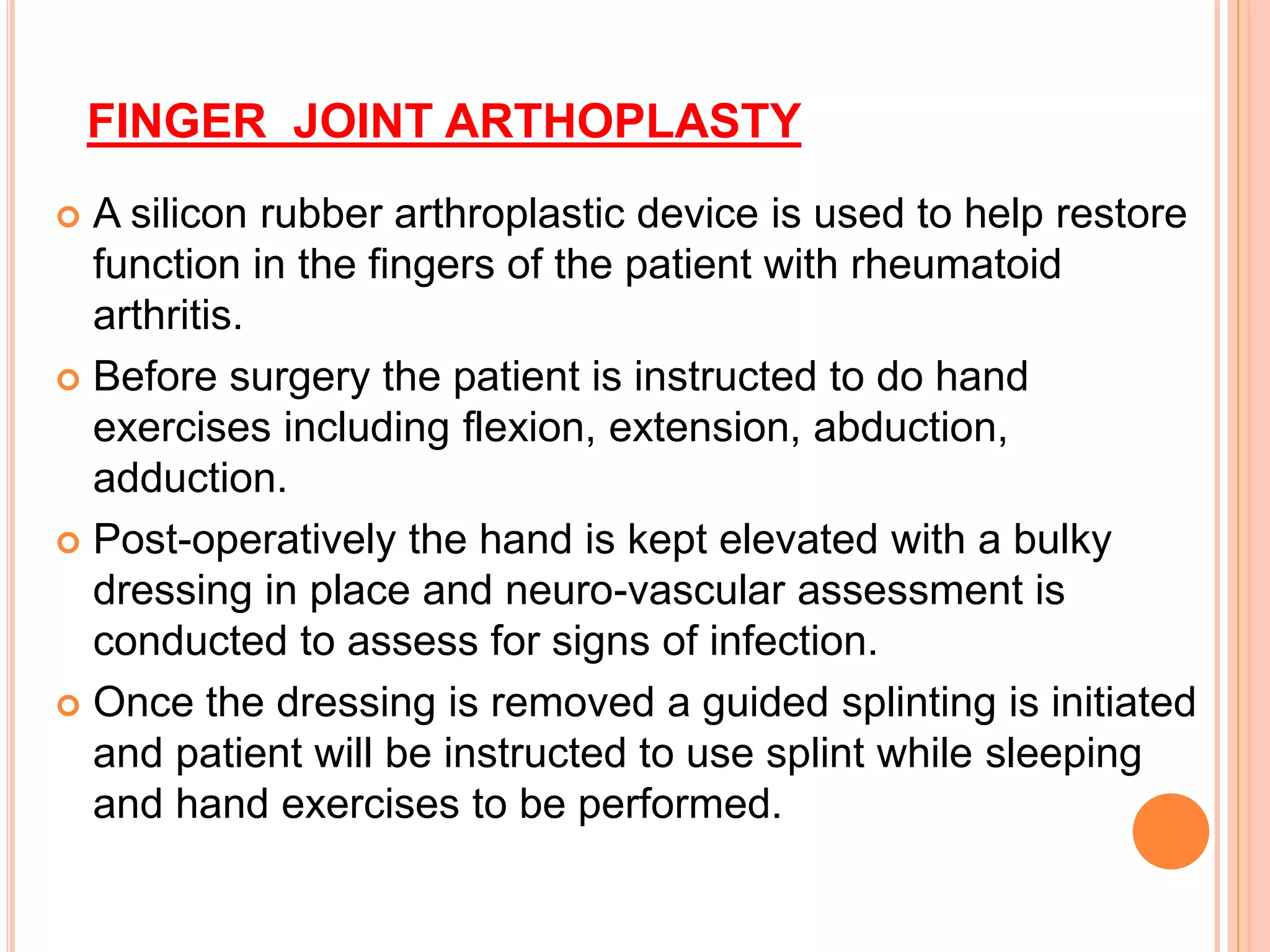 Total joint replacement surgeries | PPT
