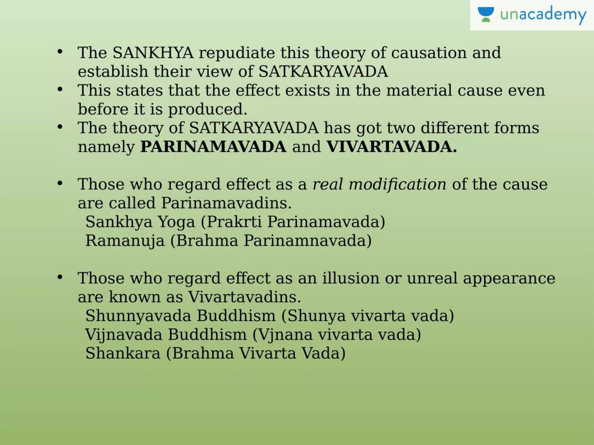 Satkarya vada of Sankhya.pptx