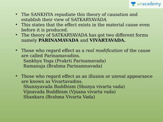 Satkarya vada of Sankhya.pptx