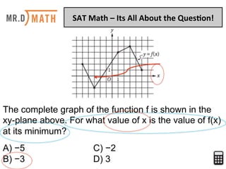 SAT Math: It's All About The Question | PDF