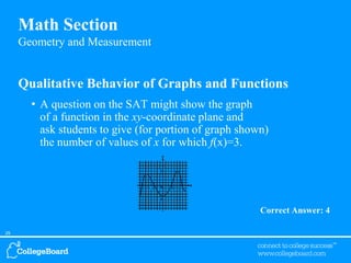 Sat math overview from college board | PPTX | Standardized Testing ...