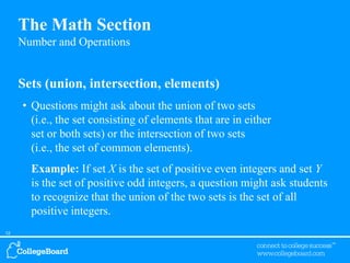 Sat math overview from college board | PPTX