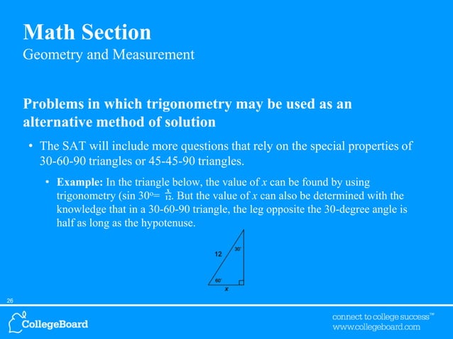 Sat math overview from college board | PPTX