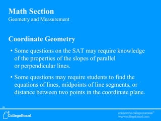 Sat math overview from college board | PPTX
