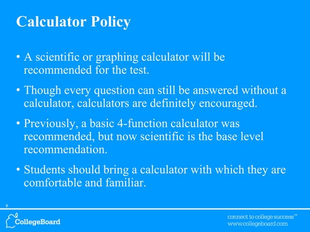 Sat math overview from college board | PPTX