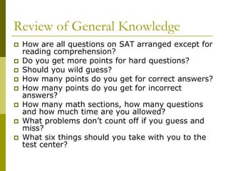 Sat math workshop | PPTX