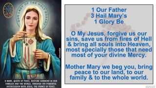 Joyful Mystery Holy Rosary Monday Saturday with COVID19 Oratio Imperata 2021 PPT