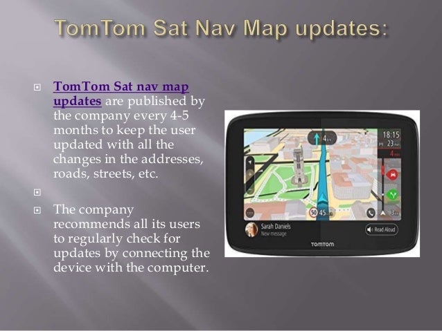 TomTom sat nav map updates | Update My SatNav | Satnav Map Updates ...