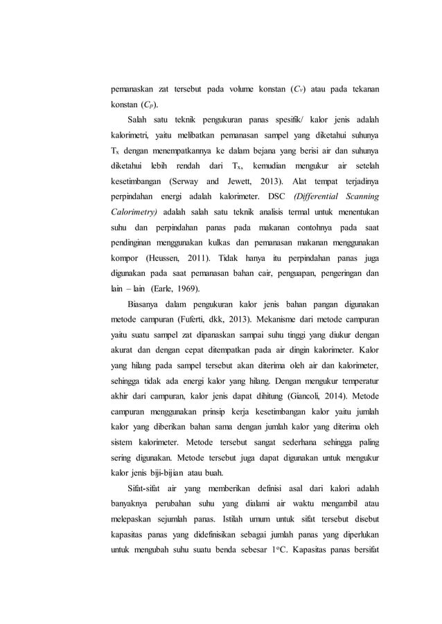 Satop acara 2 penentuan panas spesifik bahan | DOCX