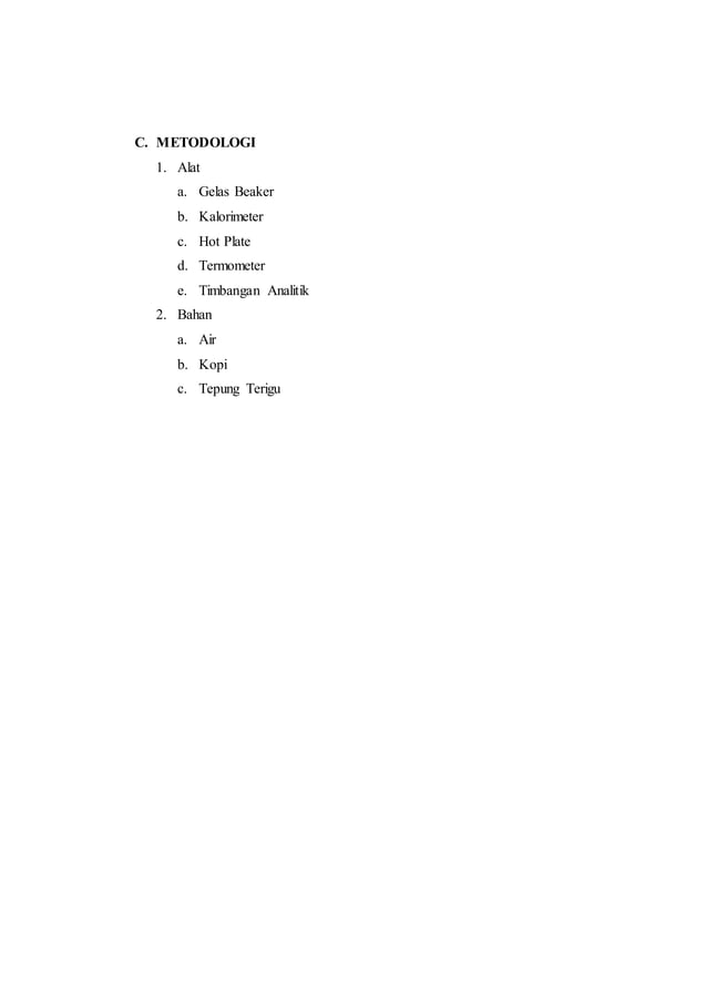 Satop acara 2 penentuan panas spesifik bahan | DOCX