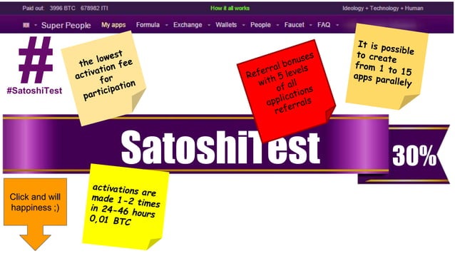 Satoshi test | PPT | Free Download