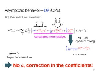 Exact Sum Rules for Vector Channel at Finite Temperature and its Applications in Lattice QCD ...