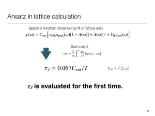 Exact Sum Rules for Vector Channel at Finite Temperature and its Applications in Lattice QCD ...