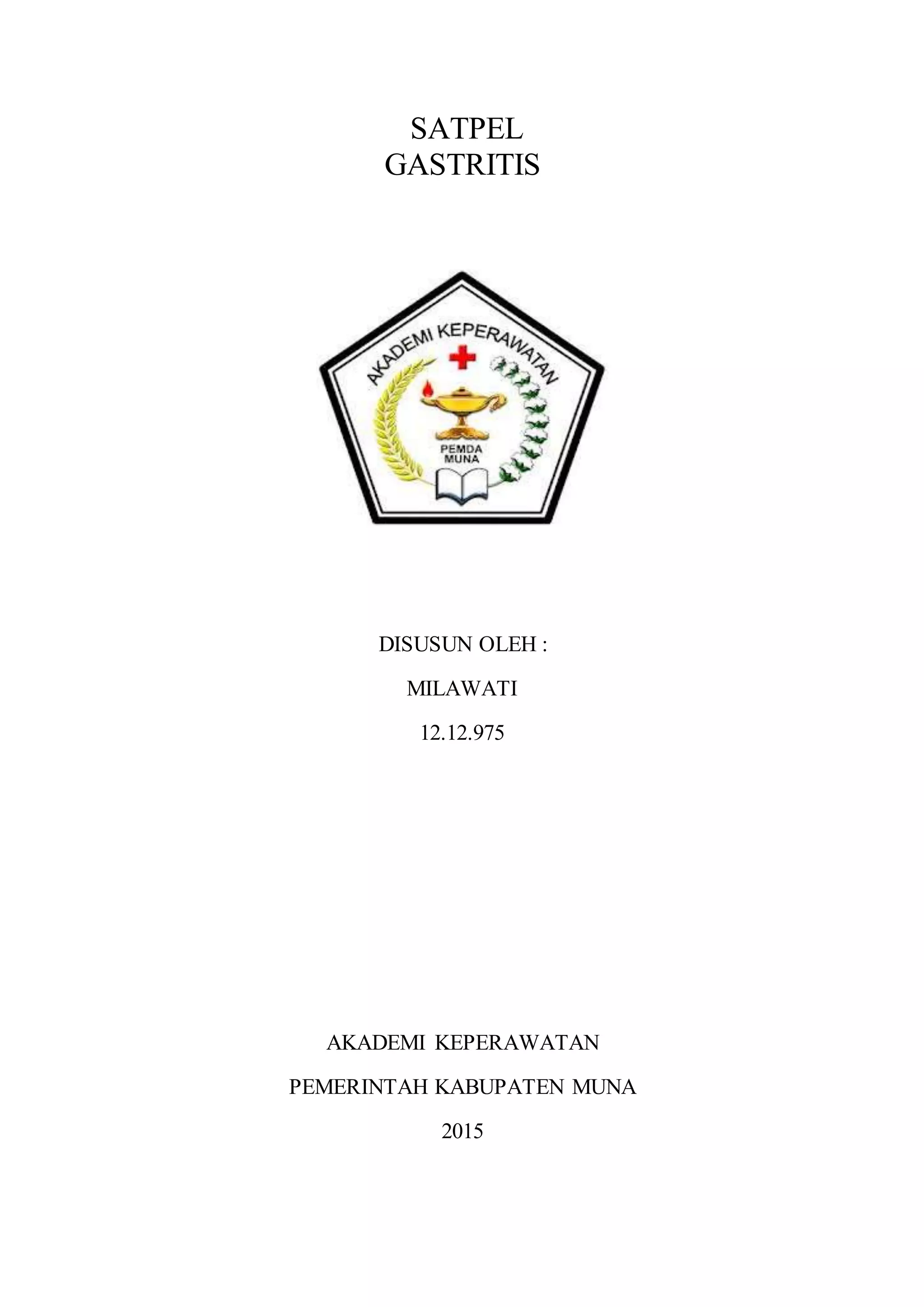 Satpel gastritis | DOCX