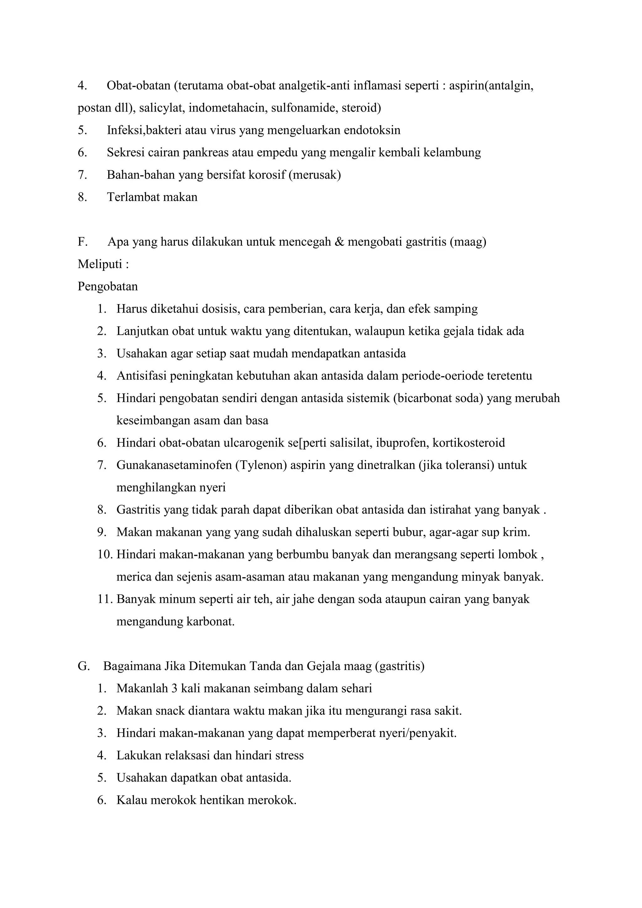 Satpel gastritis akper pemkab muna | DOCX