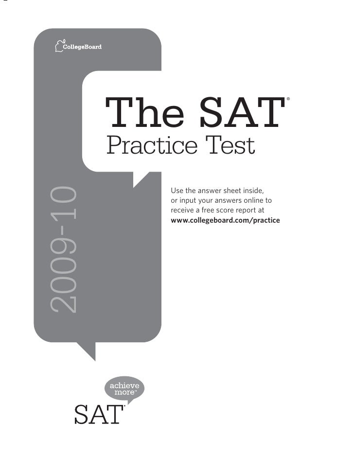 Sat practice test Sat practice test