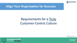 Satrix Solutions 2017 Customer Success Summit Presentation | PPTX