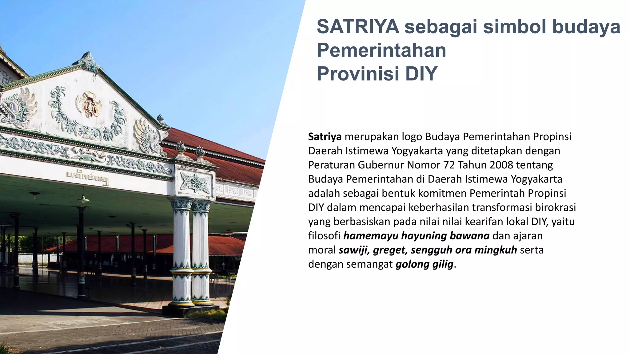 Budaya Satriya dalam Administrasi Publik Kontemporer | PPT