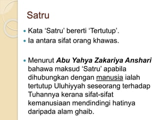 Satru & Tajalli | PPT
