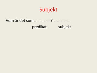 Satsdelar grund | PPT