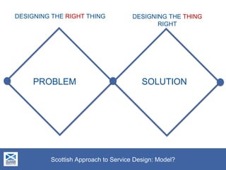Scottish Approach to Service Design introductory slides | PPTX