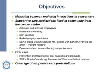 Cancer 101: Managing Common Drug Interactions and External Supportive ...