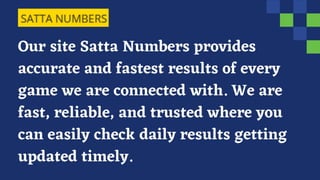 Satta matka guessing | PPT