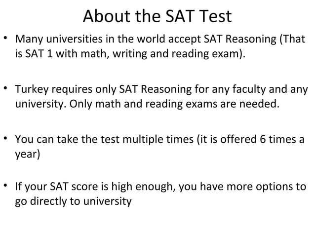 SAT Test Intro. | PPT