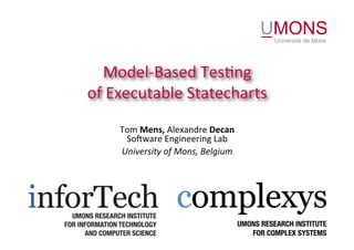 Model-based testing of executable statecharts | PPT