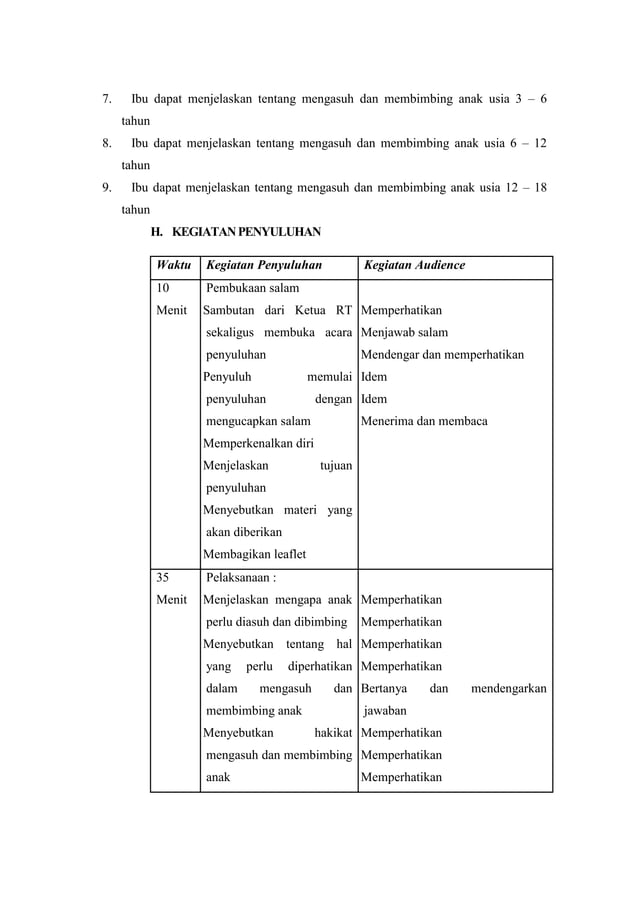 Satuan acara penyuluhan tumbung kembang anak | DOCX