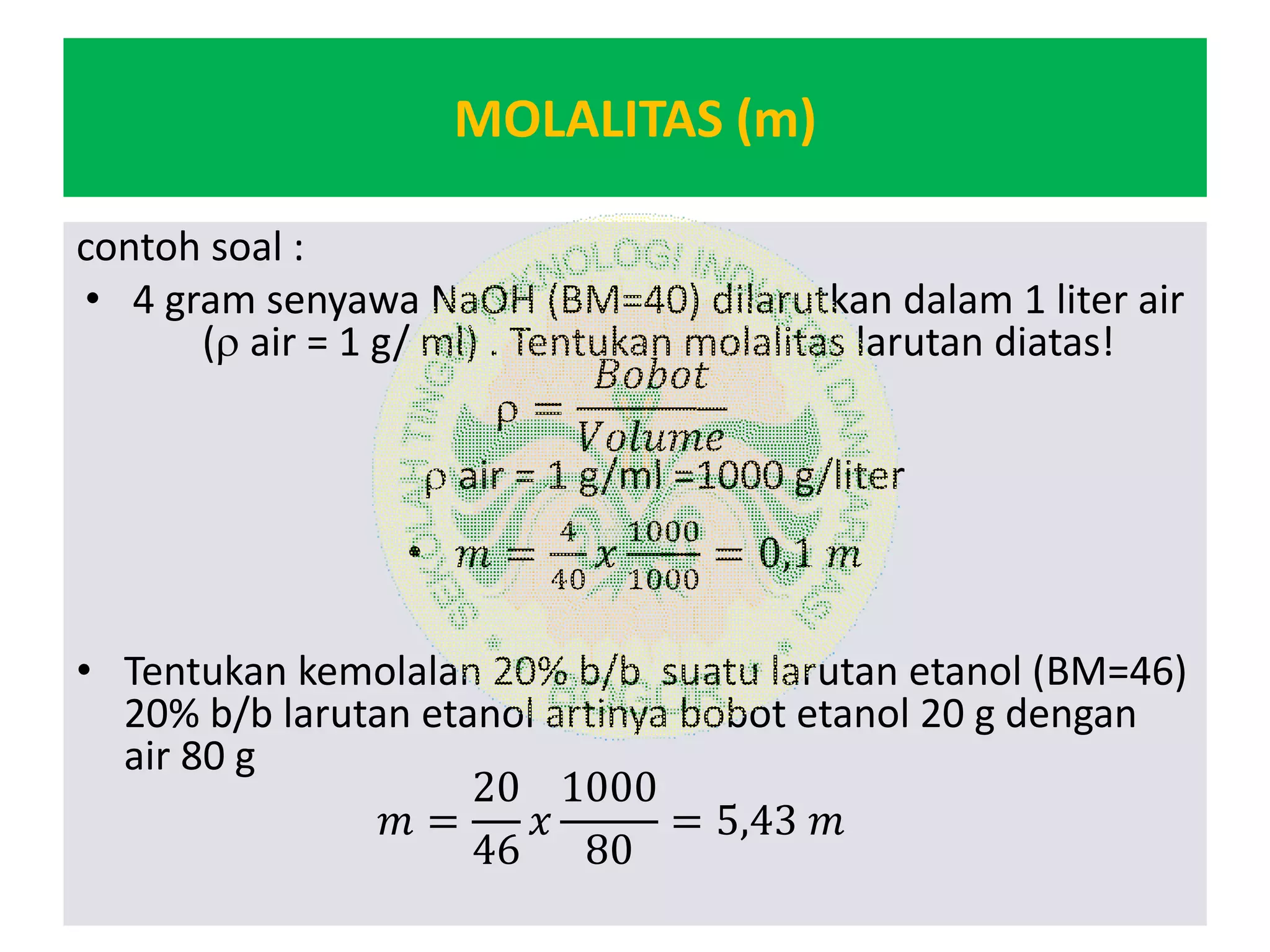 SATUAN DALAM FARMASI | PDF