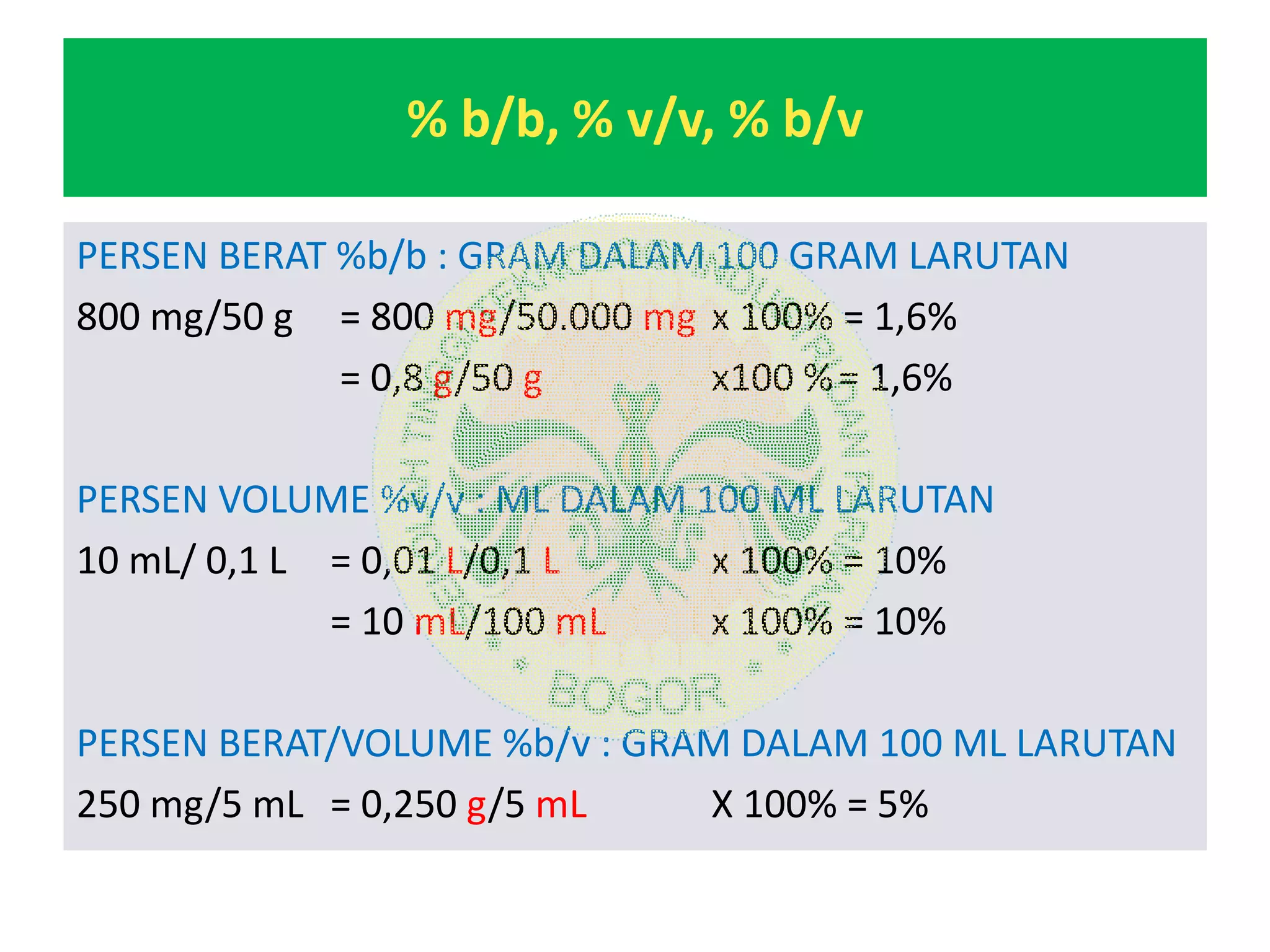 SATUAN DALAM FARMASI | PDF