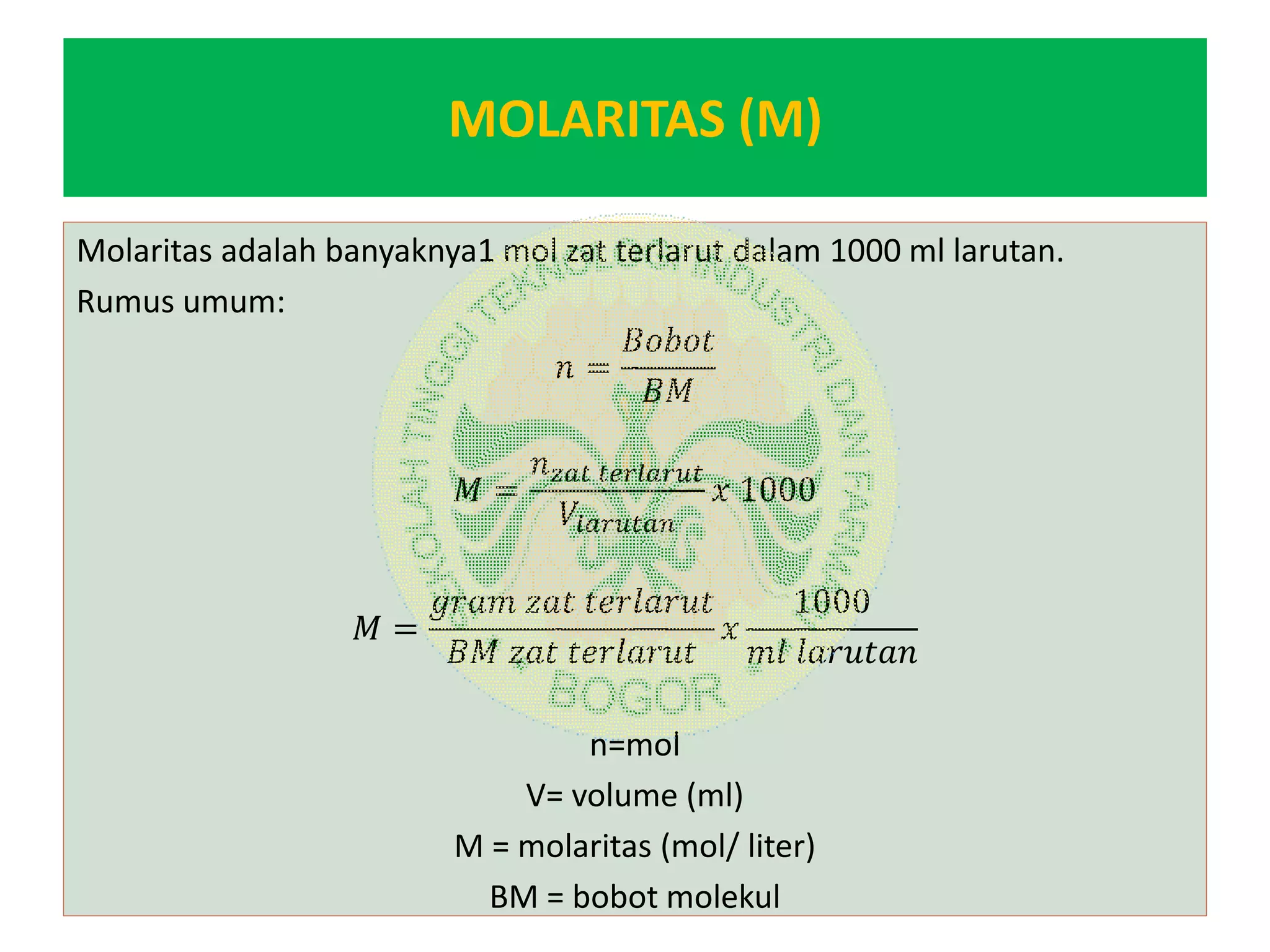 SATUAN DALAM FARMASI | PDF
